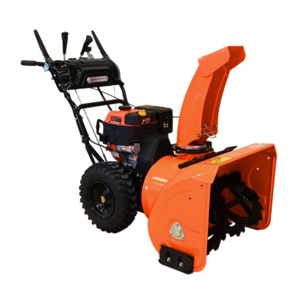 Ducar 26″ Snow Blower, 212 cc, electric and recoil start, heated ...